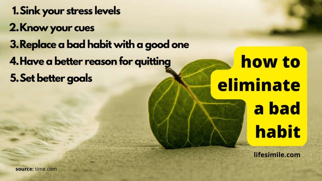 10 Common Bad Habits: 15 Tips and Tricks To Eliminate Them - Life Simile