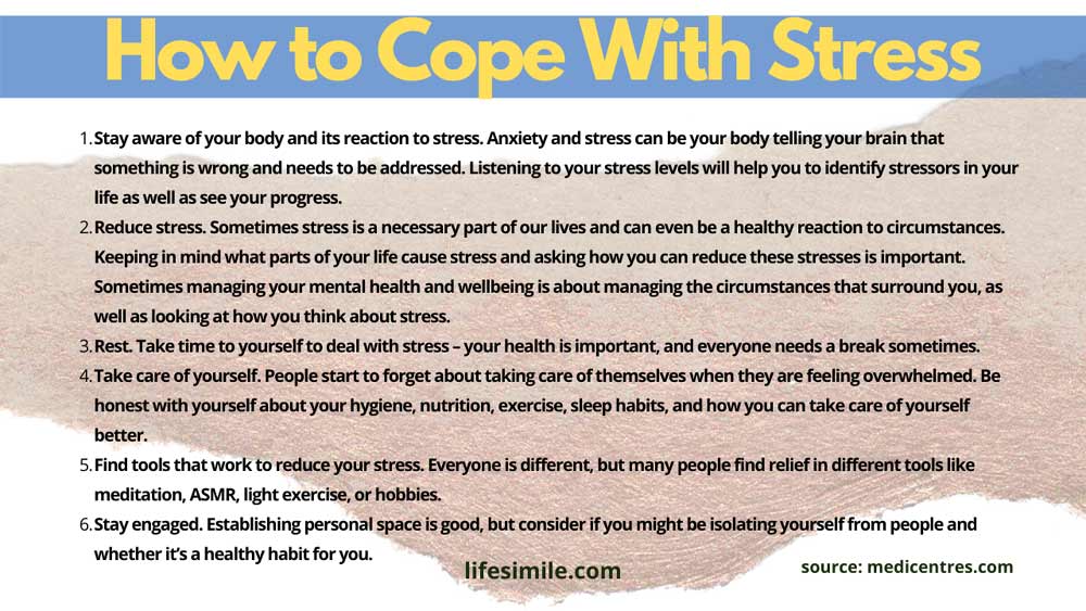 12 Strategies to Permanently Cope with Stress at the Quickest - Life Simile 12 Strategies to Permanently Cope with Stress at the Quickest - Life Simile